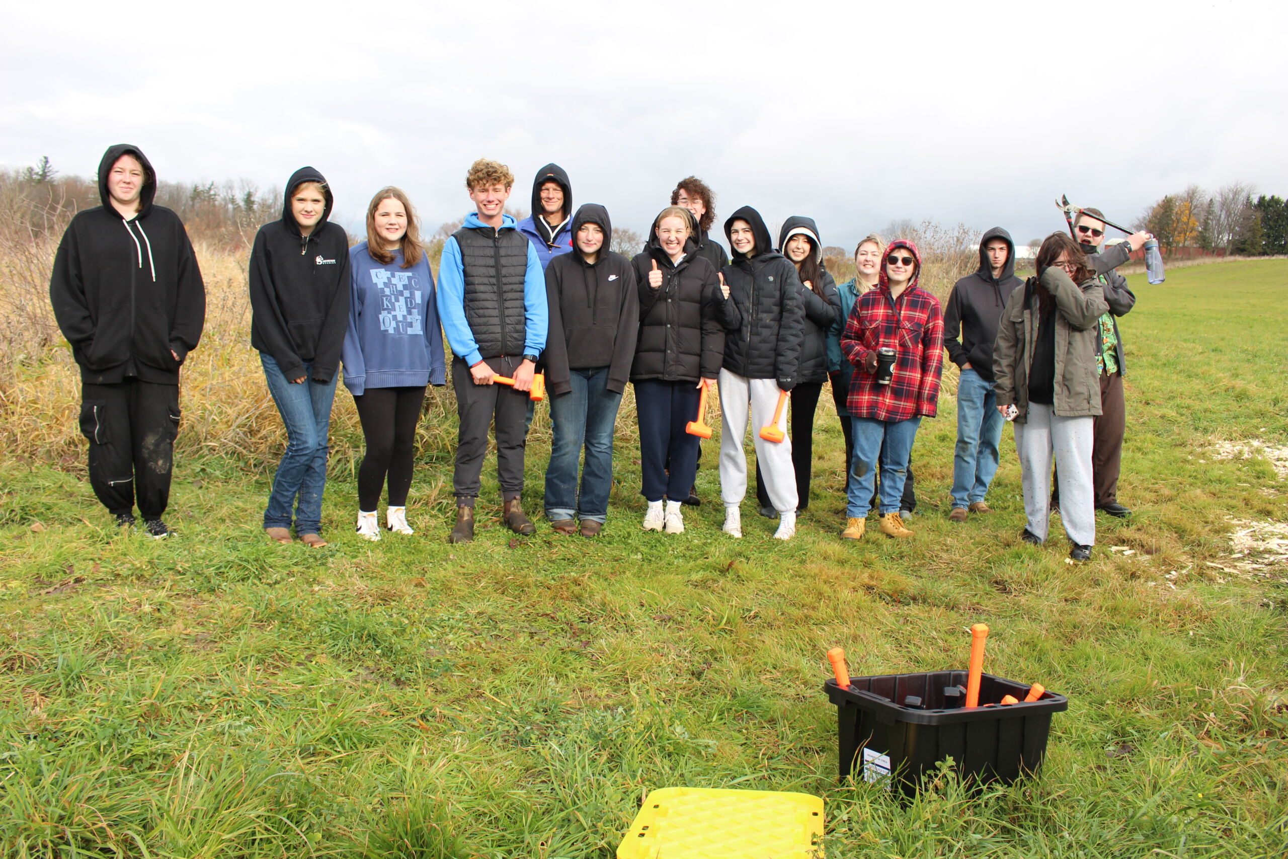 Medway High School Students Stabilize Soil Along Medway Creek - Upper ...
