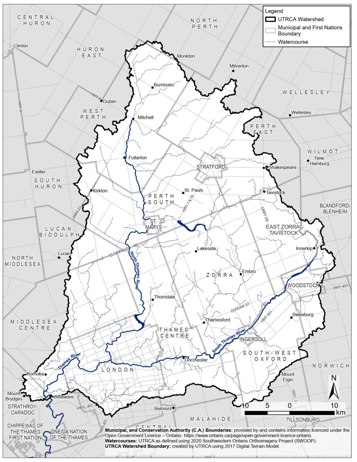 Thames River Watershed and Traditional Territory - Upper Thames River ...